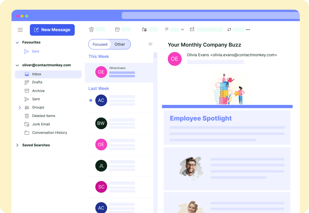 Internal Communication Email Software - ContactMonkey